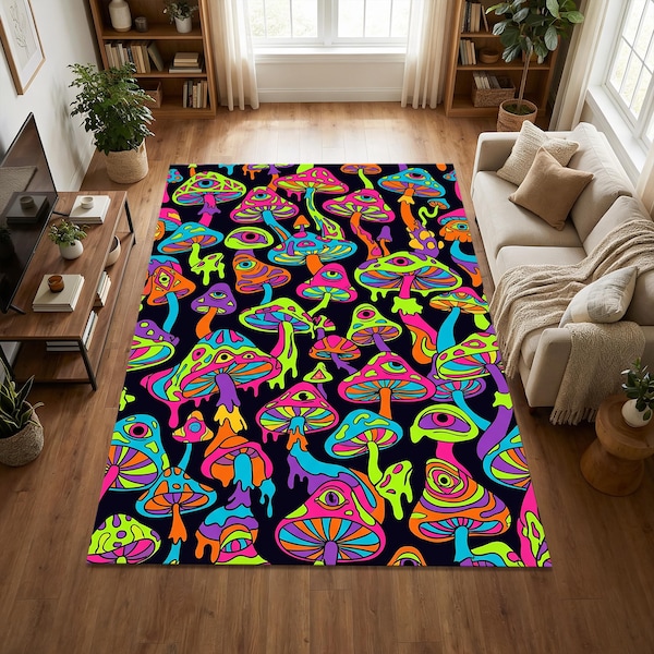 Trippy Rug - Etsy