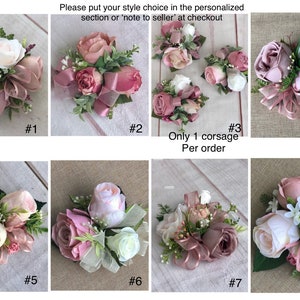 Dusty Rose Bouquet, Boho Bouquet, Mauve Bouquet, Dusty Rose and Mauve ...