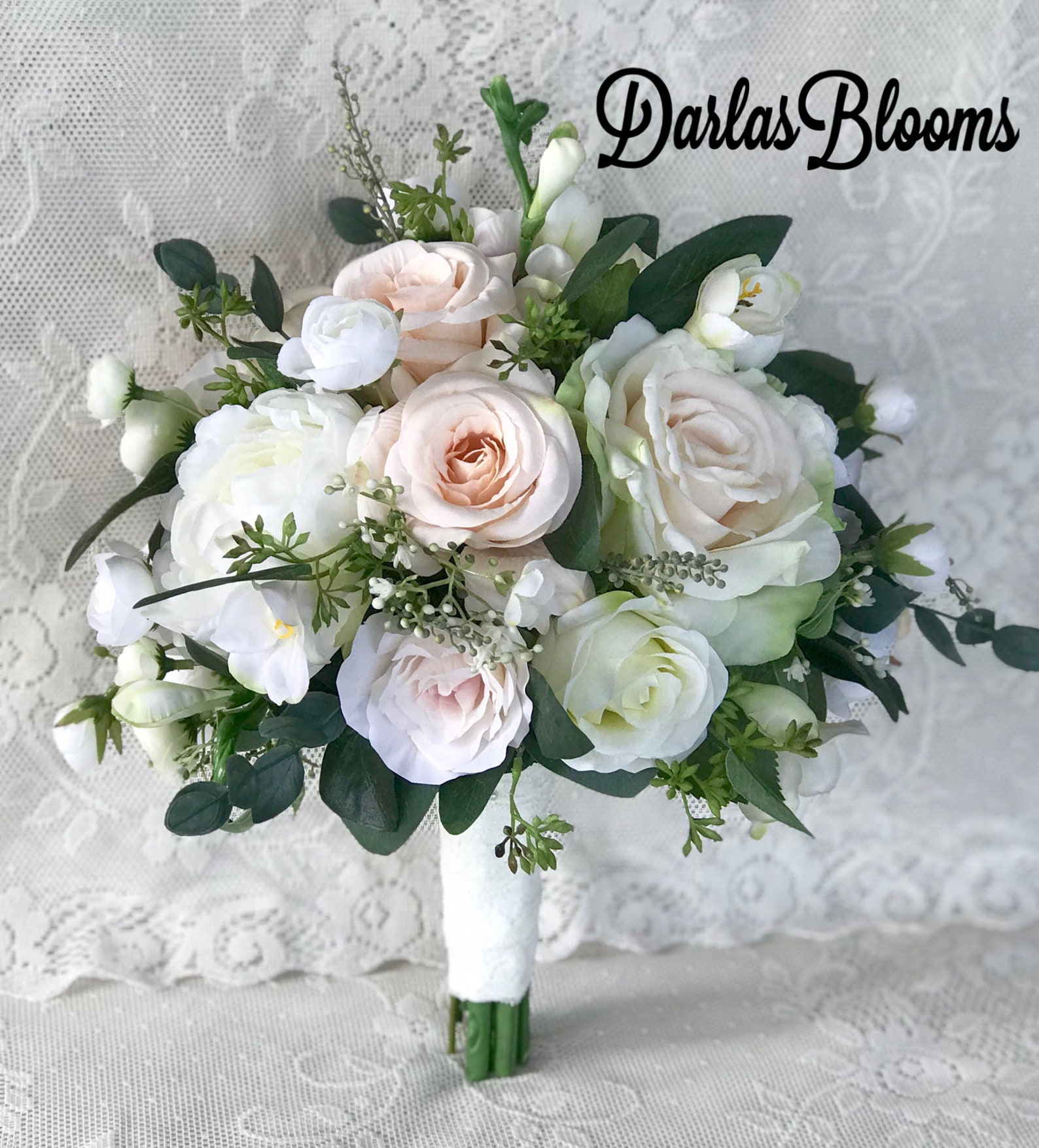 Blush Wedding Bouquet Bridal Bouquetblush Wedding - Etsy