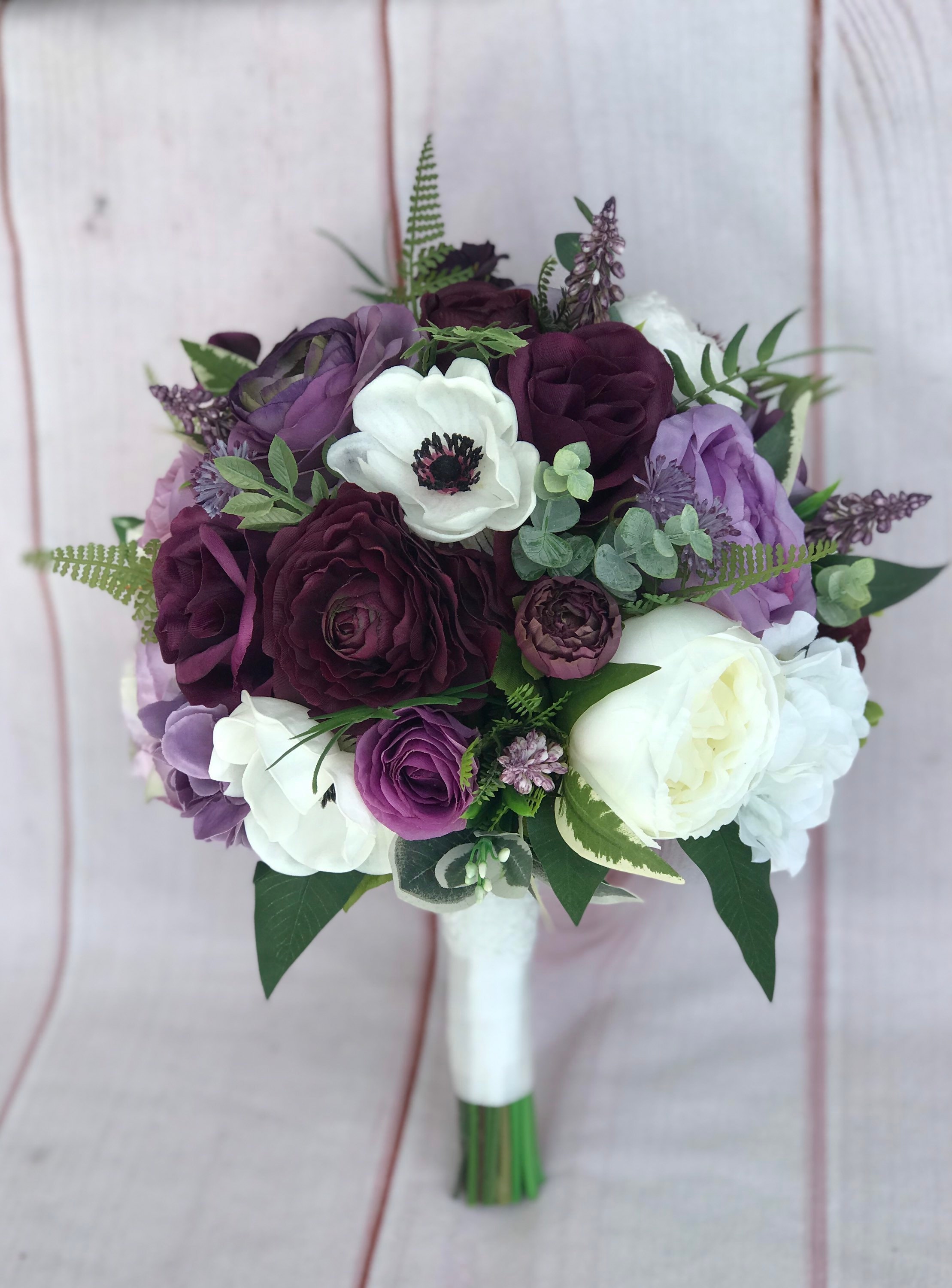 Dark Purple Wedding Flowers