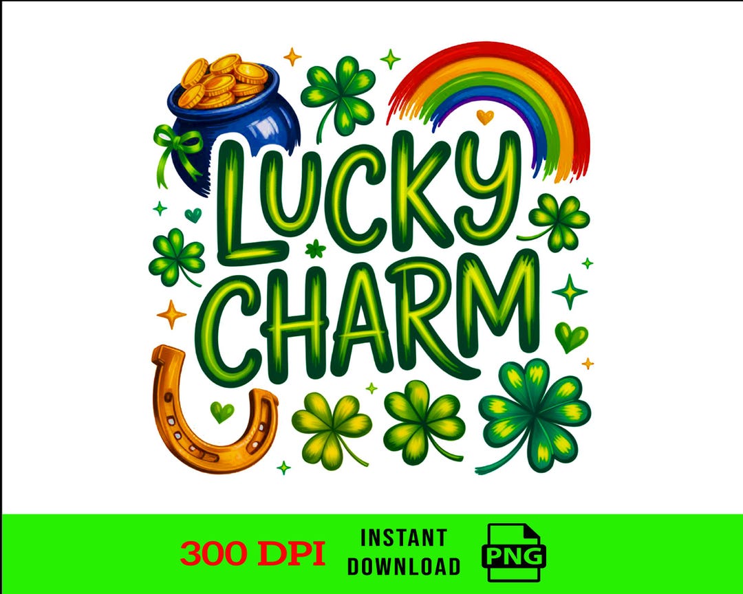 Lucky Charm PNG, St Patrick's Day PNG, Lucky Mama, Shamrock Png, St ...