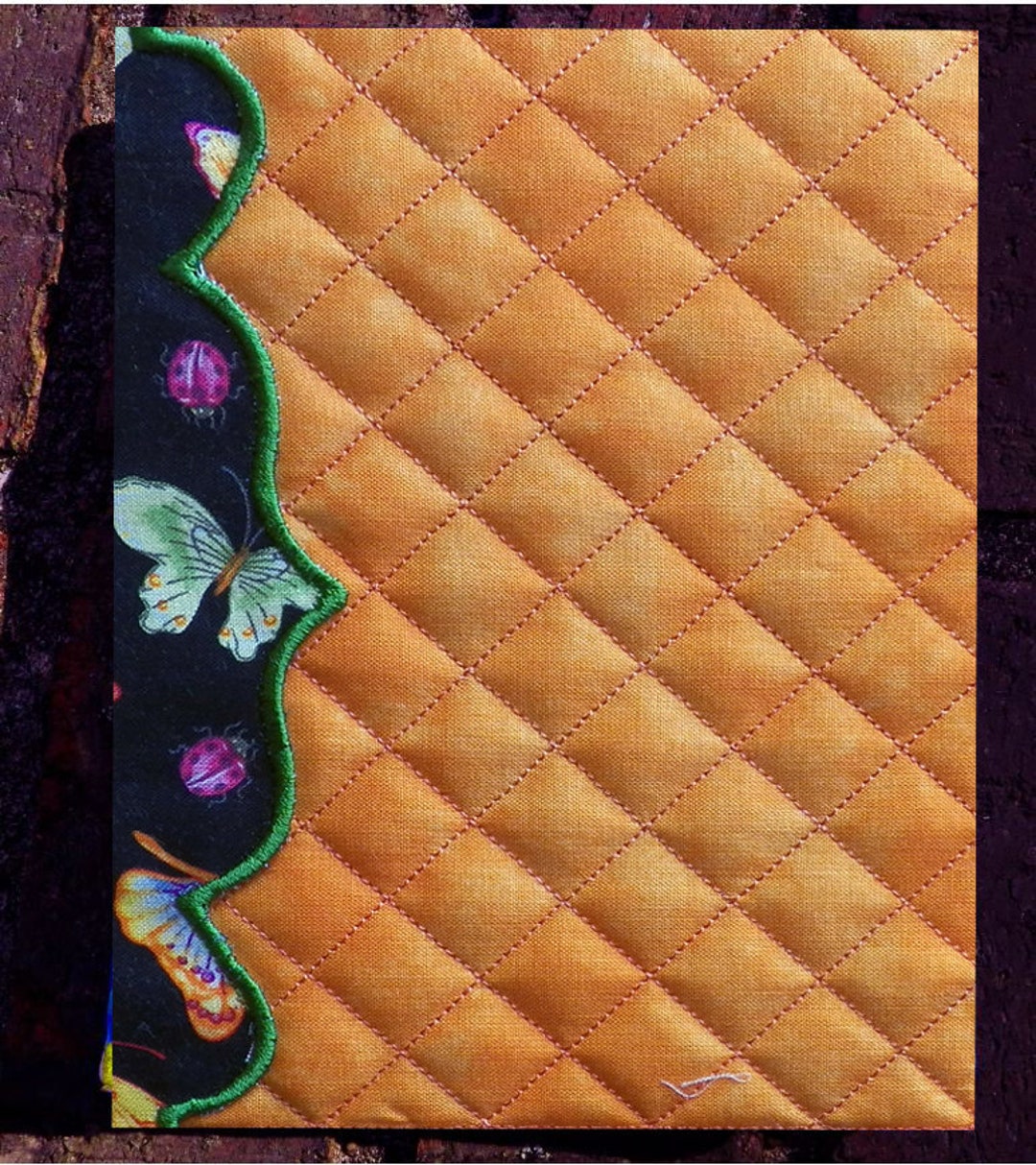 Book Cover In-the-hoop Add Your Own Saying Machine Embroidery Journal ...