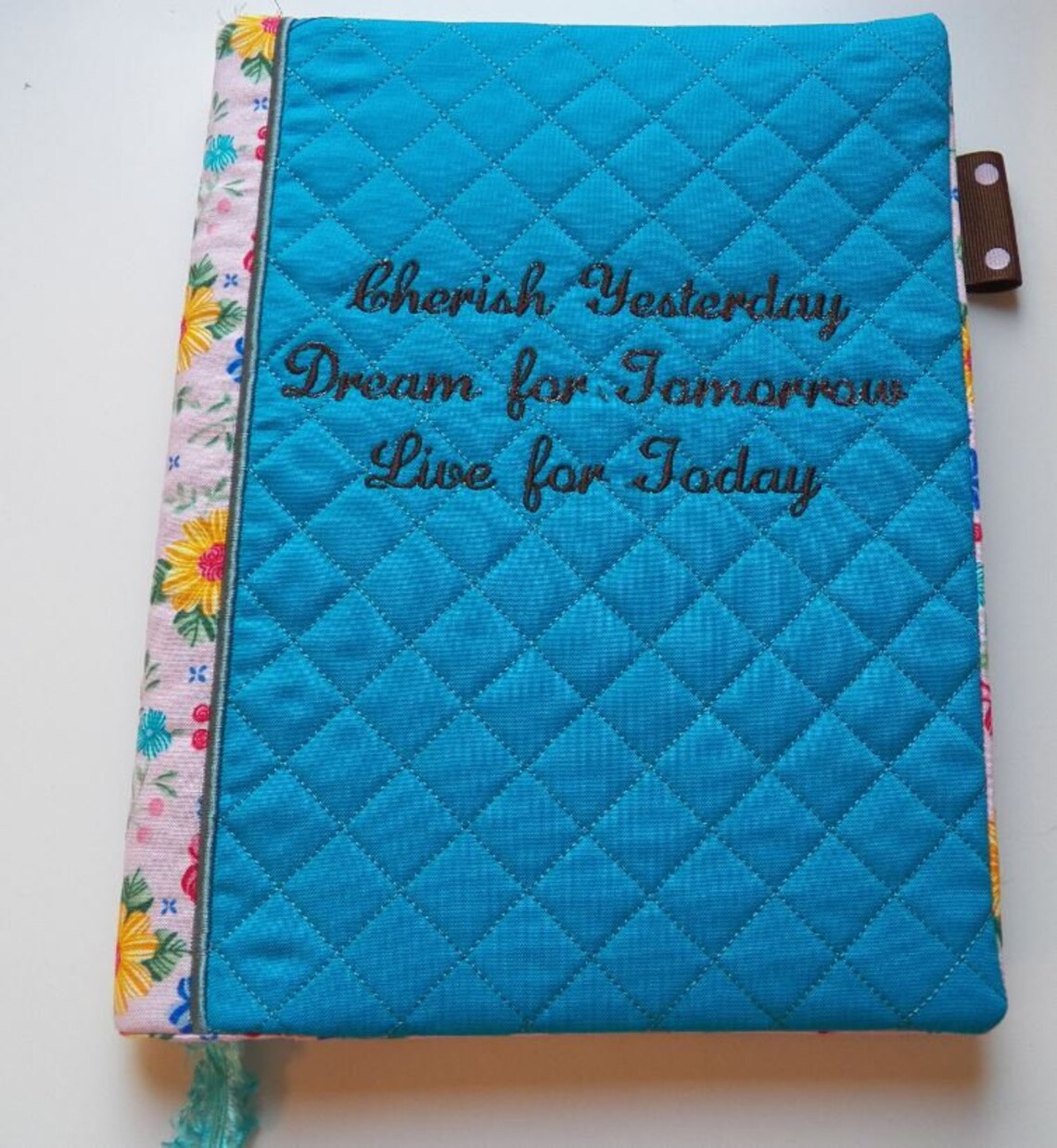 Book Cover In-the-hoop Machine Embroidery Journal Quick & Easy Large 9 ...