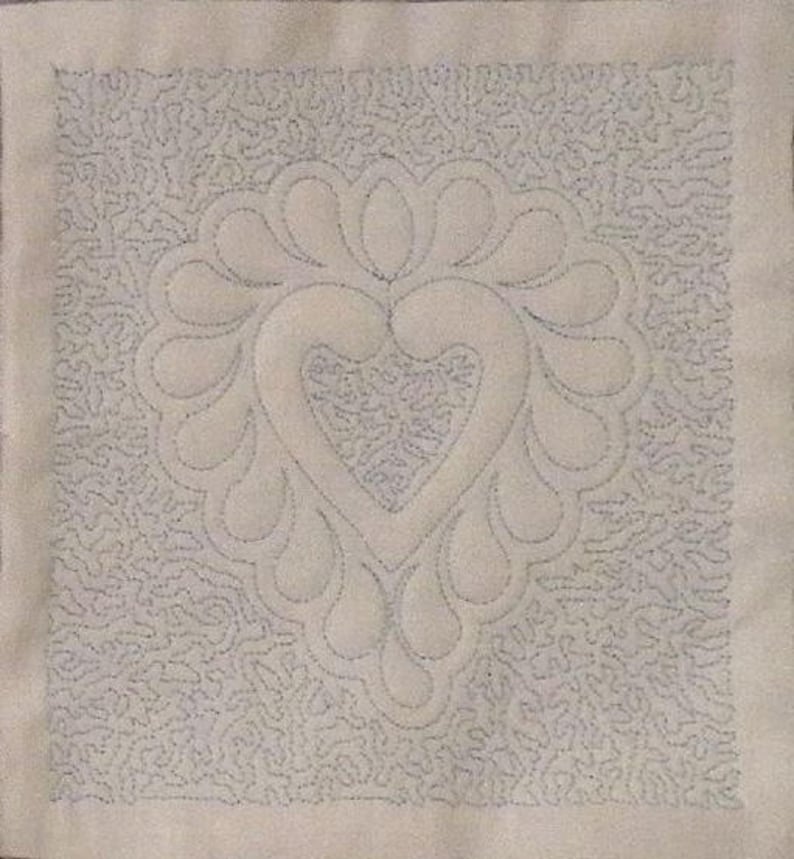 In-theHoop Trapunto Quilt Designs NOVO 6.50 "x 6.50" Desenhos de ...