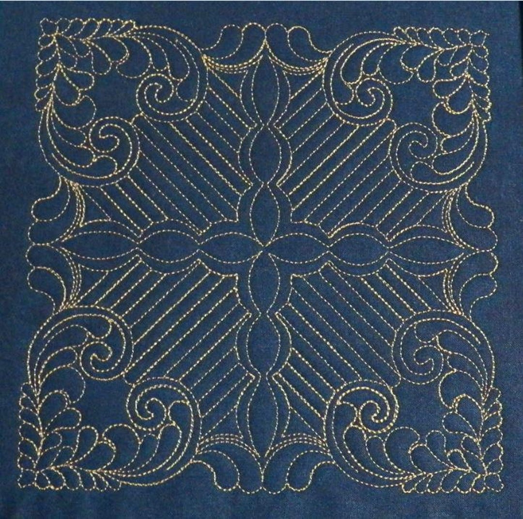 Quilt Block Machine Embroidery Design Quilt In-thehoop Machine Quilt ...