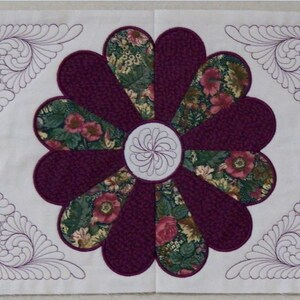 Dresden Plate Quilt Block Machine Embroidery Quilt Block In-the-hoop ...