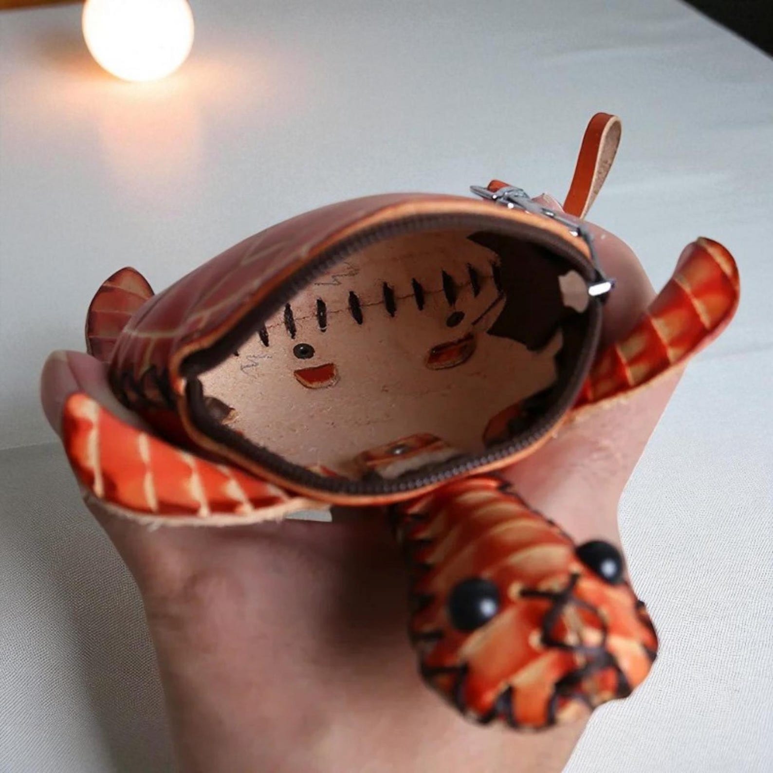 Genuine Leather Turtle Coin Purse, Handmade Cowhide Wallet, Cute Animal ...