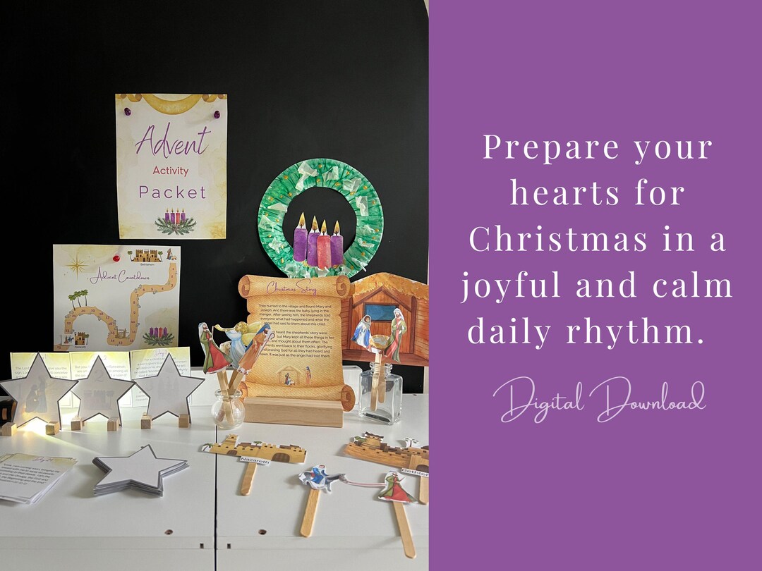 Advent Activity Pack, Shine a Light Activity, Craft, Scripture Cards ...