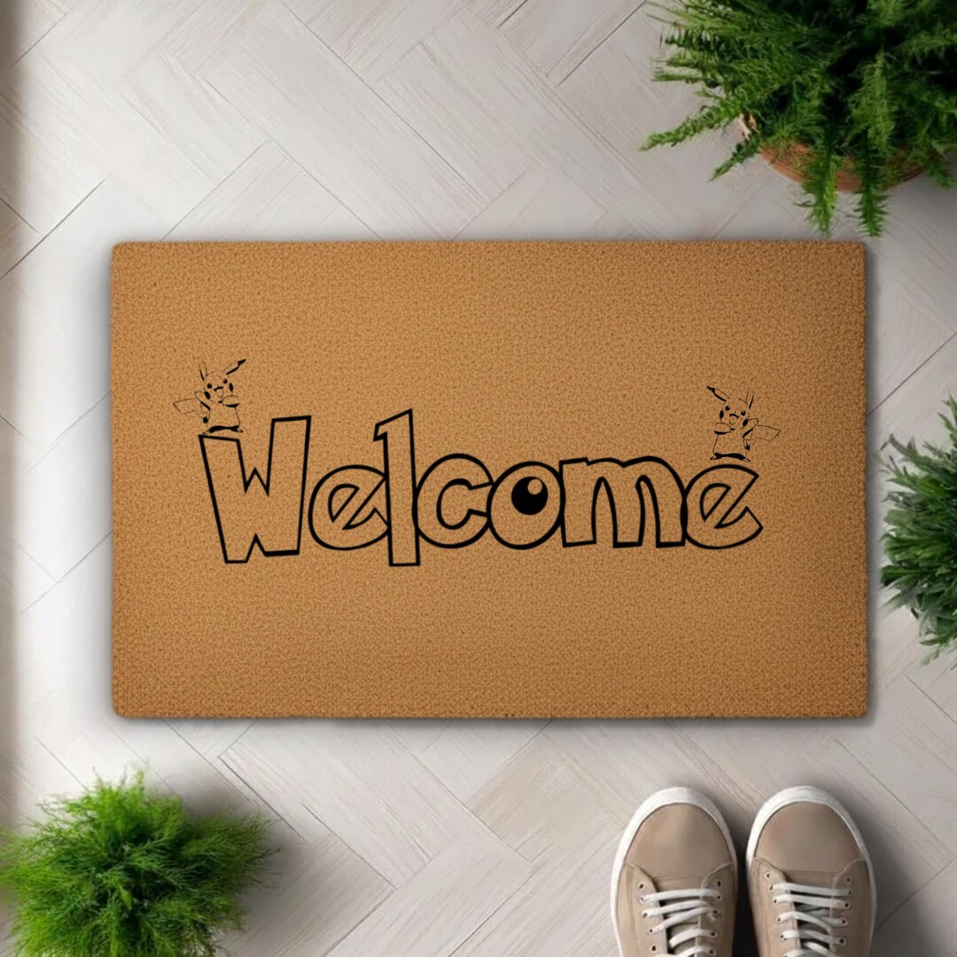 Funny Animation Welcome Mat: Video Game Doormat - Etsy