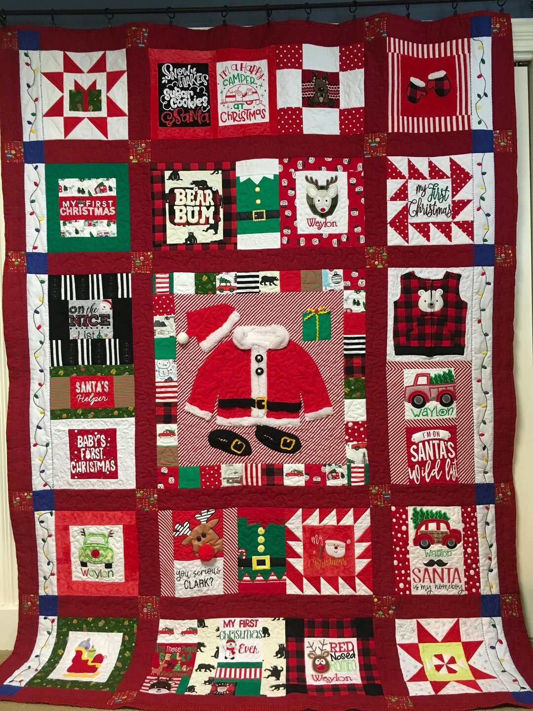 Sentimental Memory Quilt: Handcrafted From Loved Ones' Precious ...