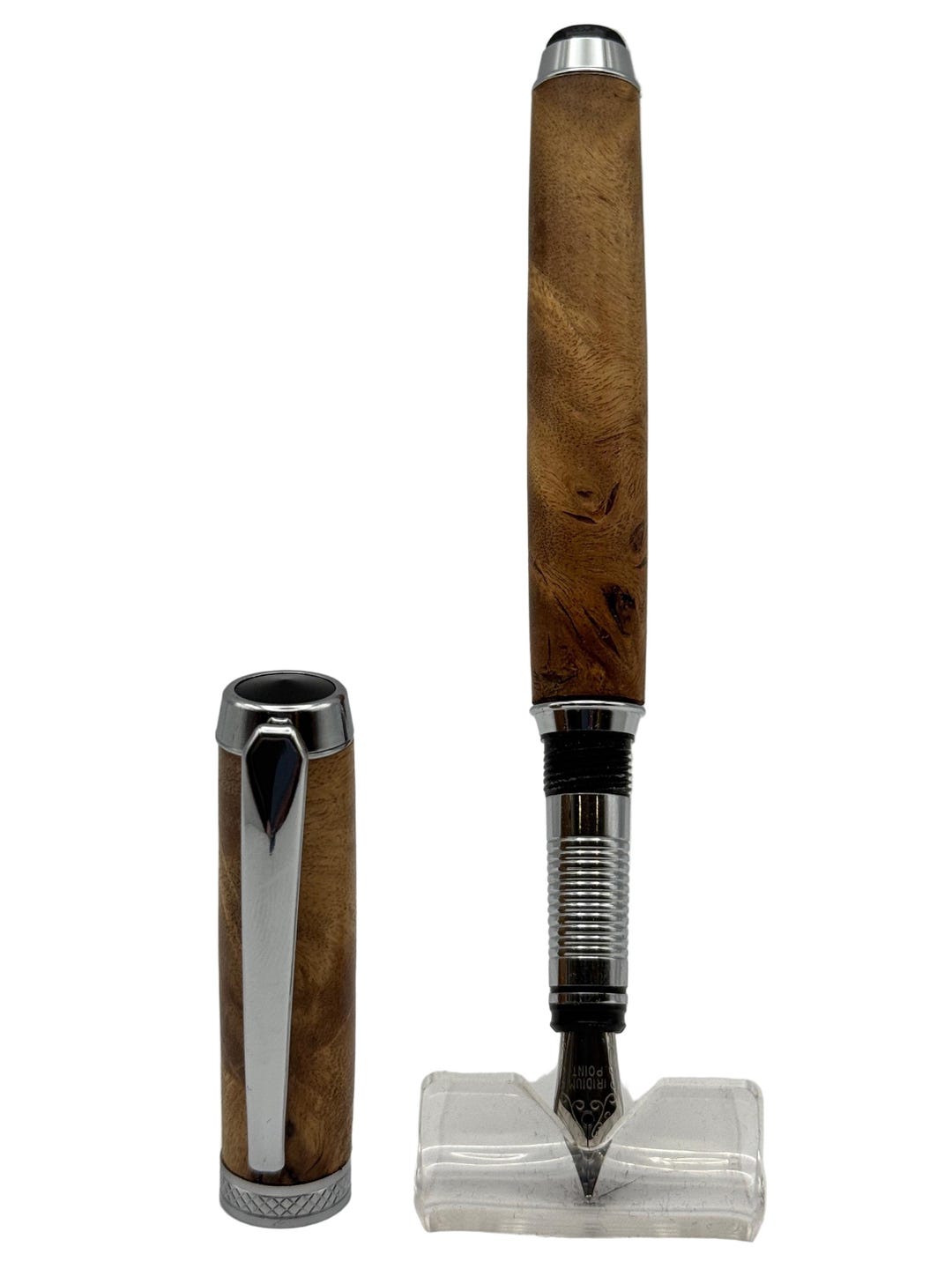 Stellar Fountain Pen - Cottonwood Burl - Etsy