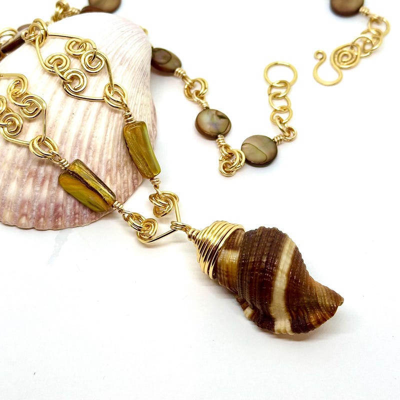 Sea Shell Wire Wrap - Etsy