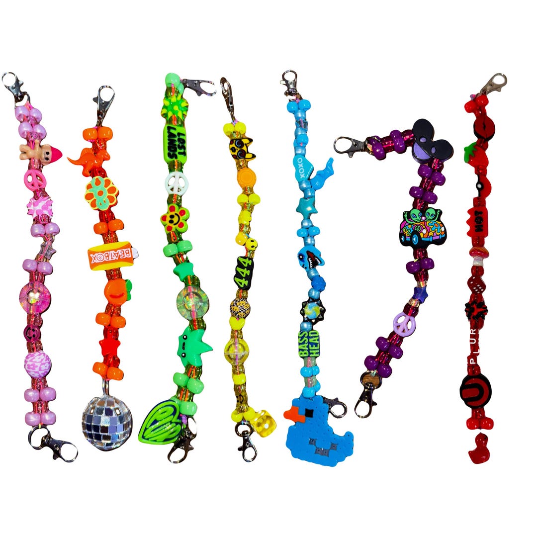 CUSTOM Rave Kandi Hydration Pack Keychains - Etsy