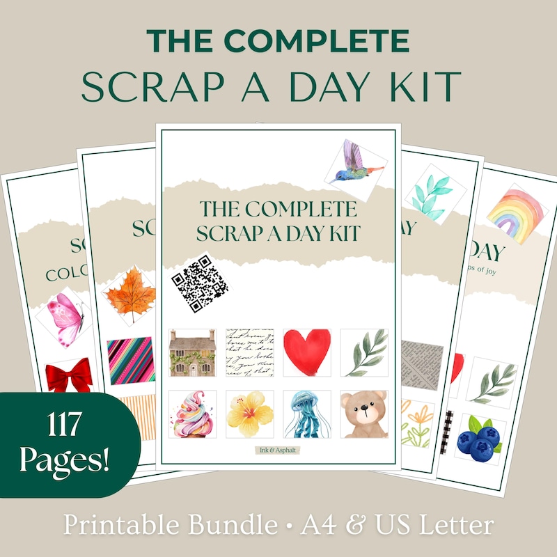 Scrap a Day Printable - Etsy