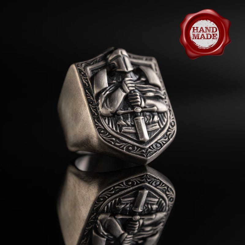 Knight Templar Ring - Etsy