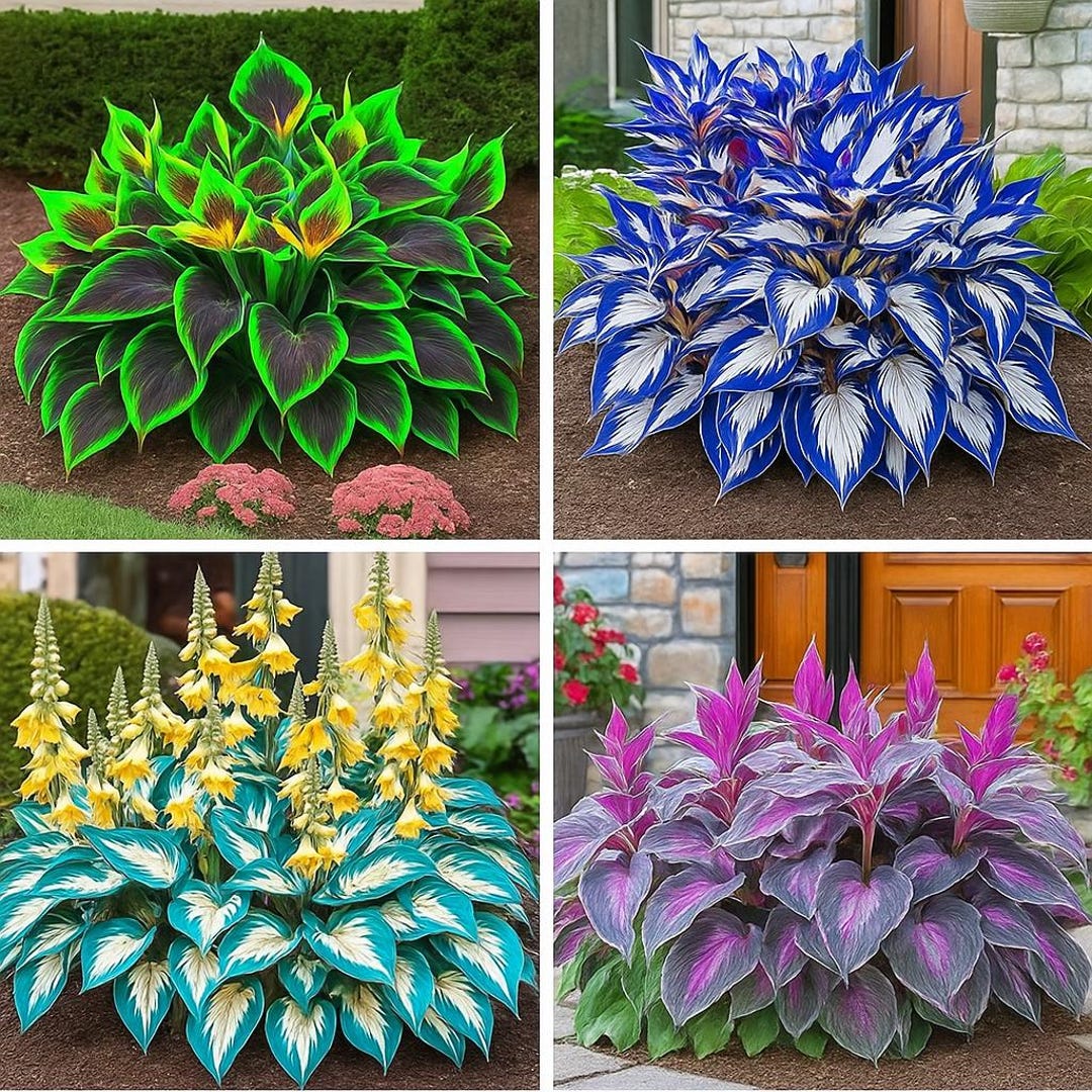 Organic Hosta Seeds: Vibrant Perennial Garden Plants, Non-gmo - Etsy