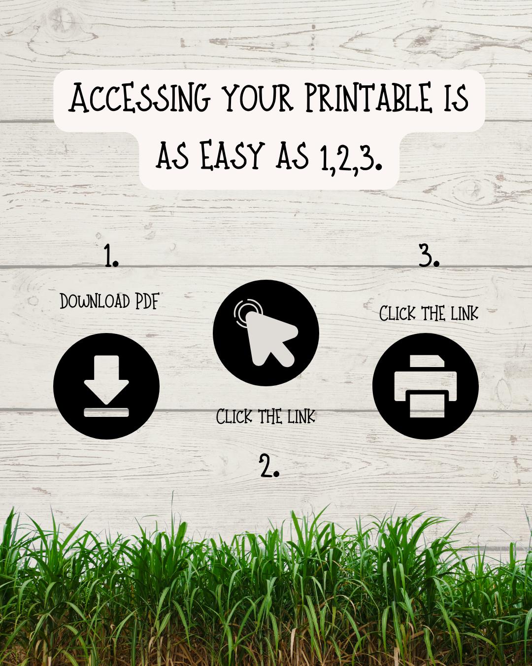 Farm Set Dramatic Play for Pretend Play Printable- Farmers Market ...