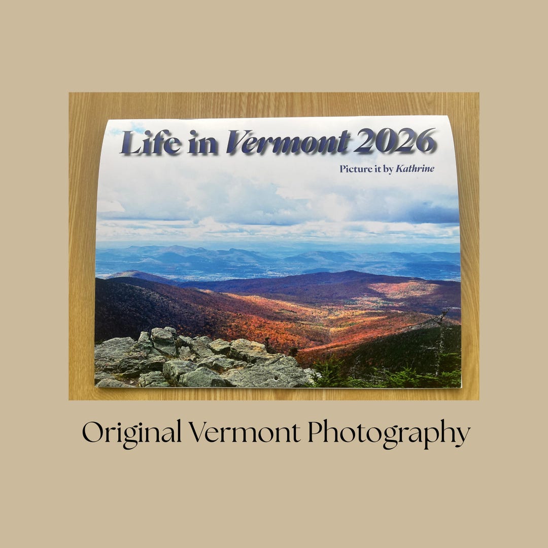 Life in Vermont 2026 Wall Calendar: Southern Vermont Landscape ...