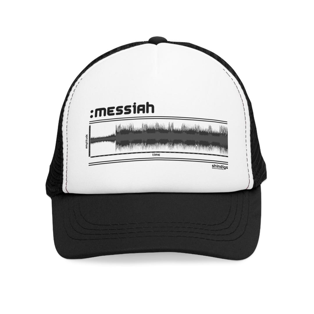 Messiah Mesh Cap With Sound Wave Design, Music Lover Gift, Casual Cap ...