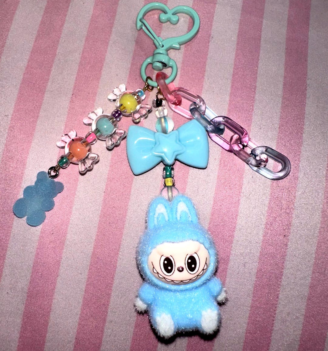 Mini Labubu Inspired Keychain - Etsy
