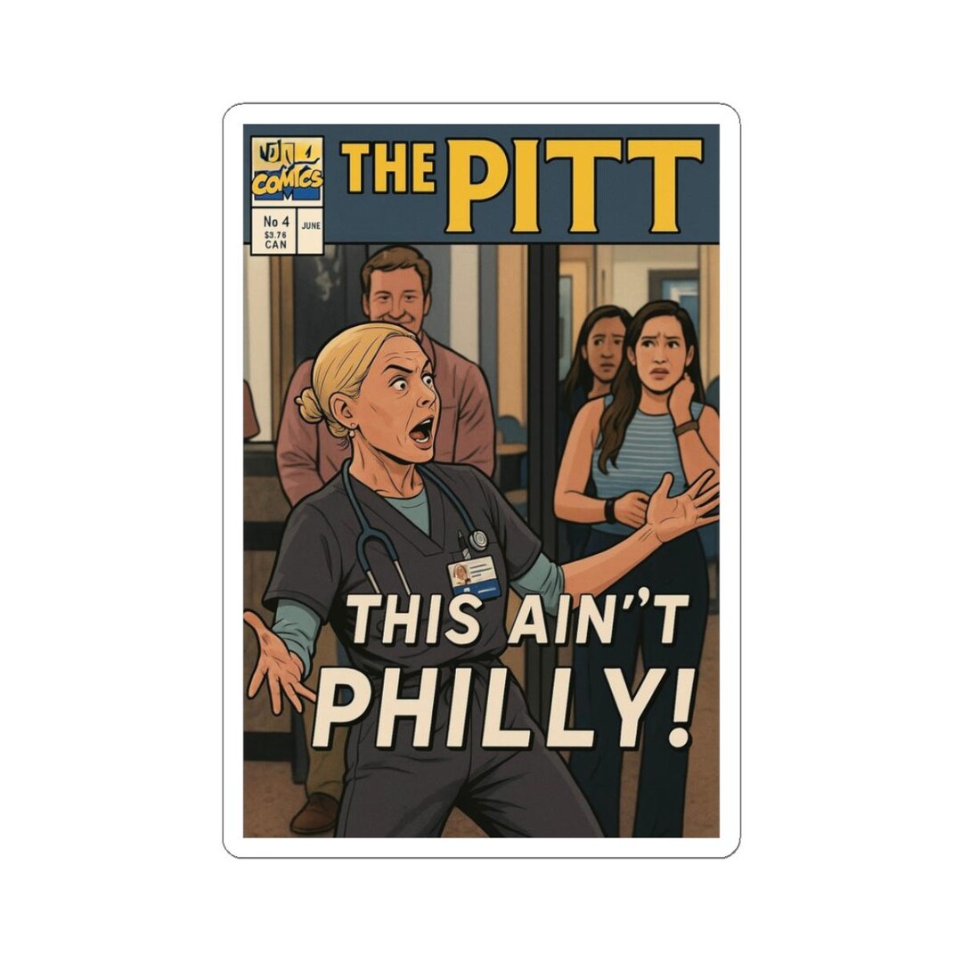 Kiss-cut Stickers - This Ain't Philly Comic Style, Fun Laptop Decal ...