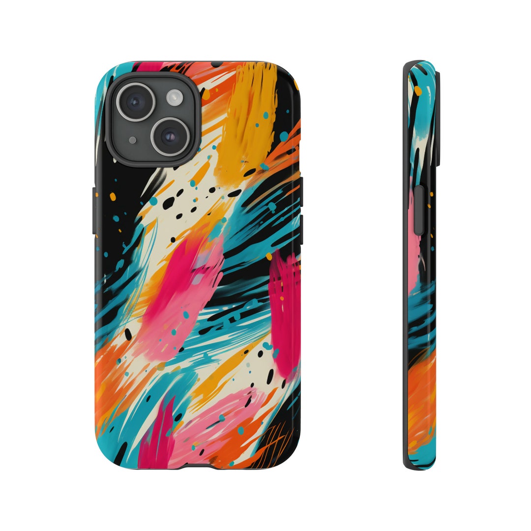 Aesthetic Abstract Paint Stroke Phone Case for Apple Iphone, Samsung ...