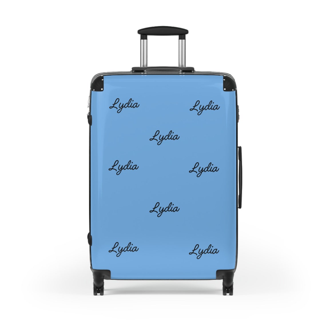 Custom Script Name Cursive Print Luggage Carry-on Personalized Suitcase ...