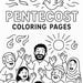Pentecost Coloring Pages: Holy Spirit Bible Activity (digital Download ...