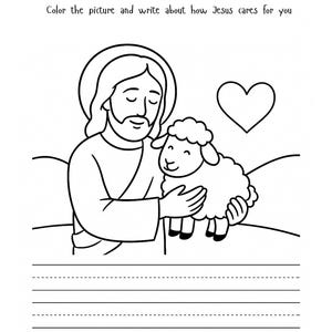 The Good Shepherd Bible Story Activity Pack: Christian Kids Worksheets ...