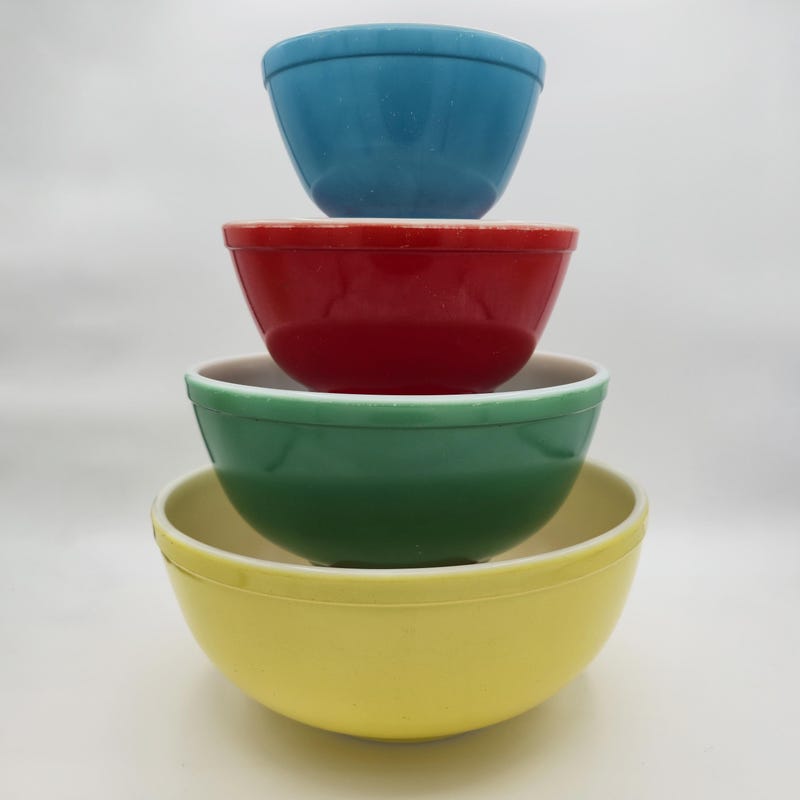 1940s Pyrex Nesting Bowls - Etsy