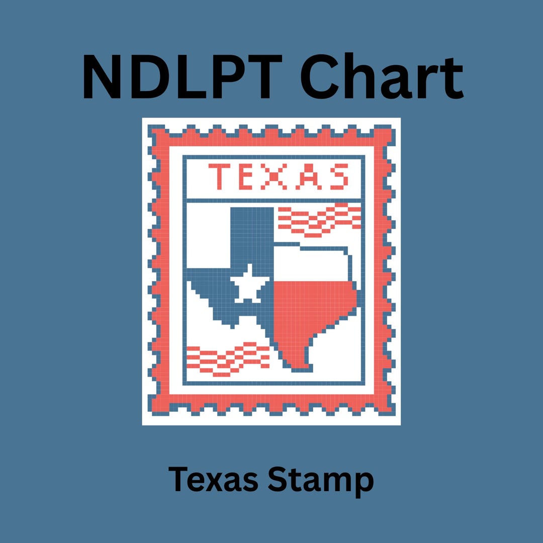Digital Needlepoint Chart Texas Instant Download, Cross Stitch PDF ...