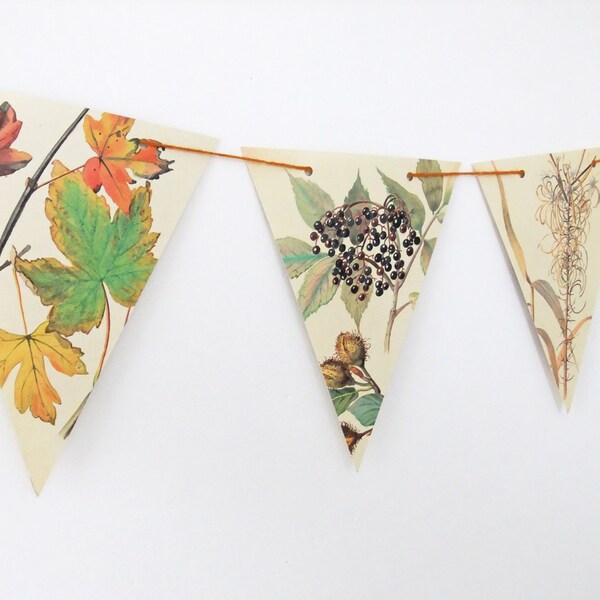 Autumn Bunting - Etsy