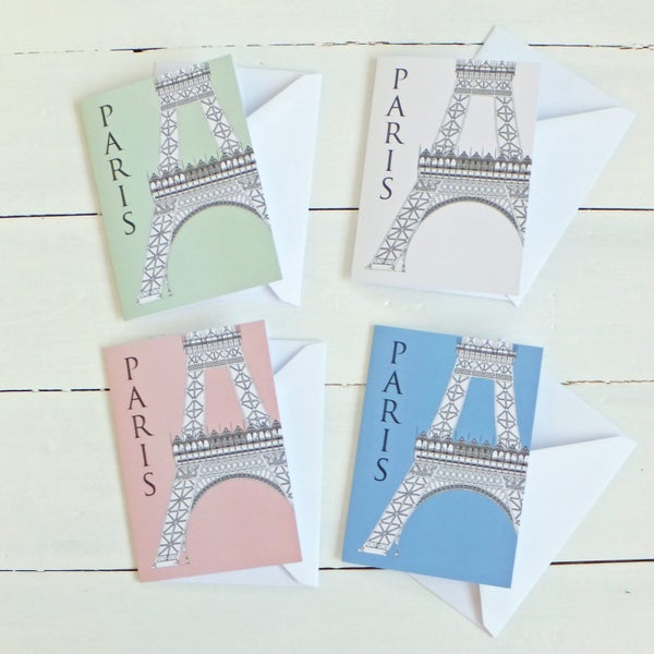 Paris Note Cards - Etsy