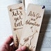 Wooden Bookmark, Let's Go on an Adventure, Boys Stocking Filler - Etsy