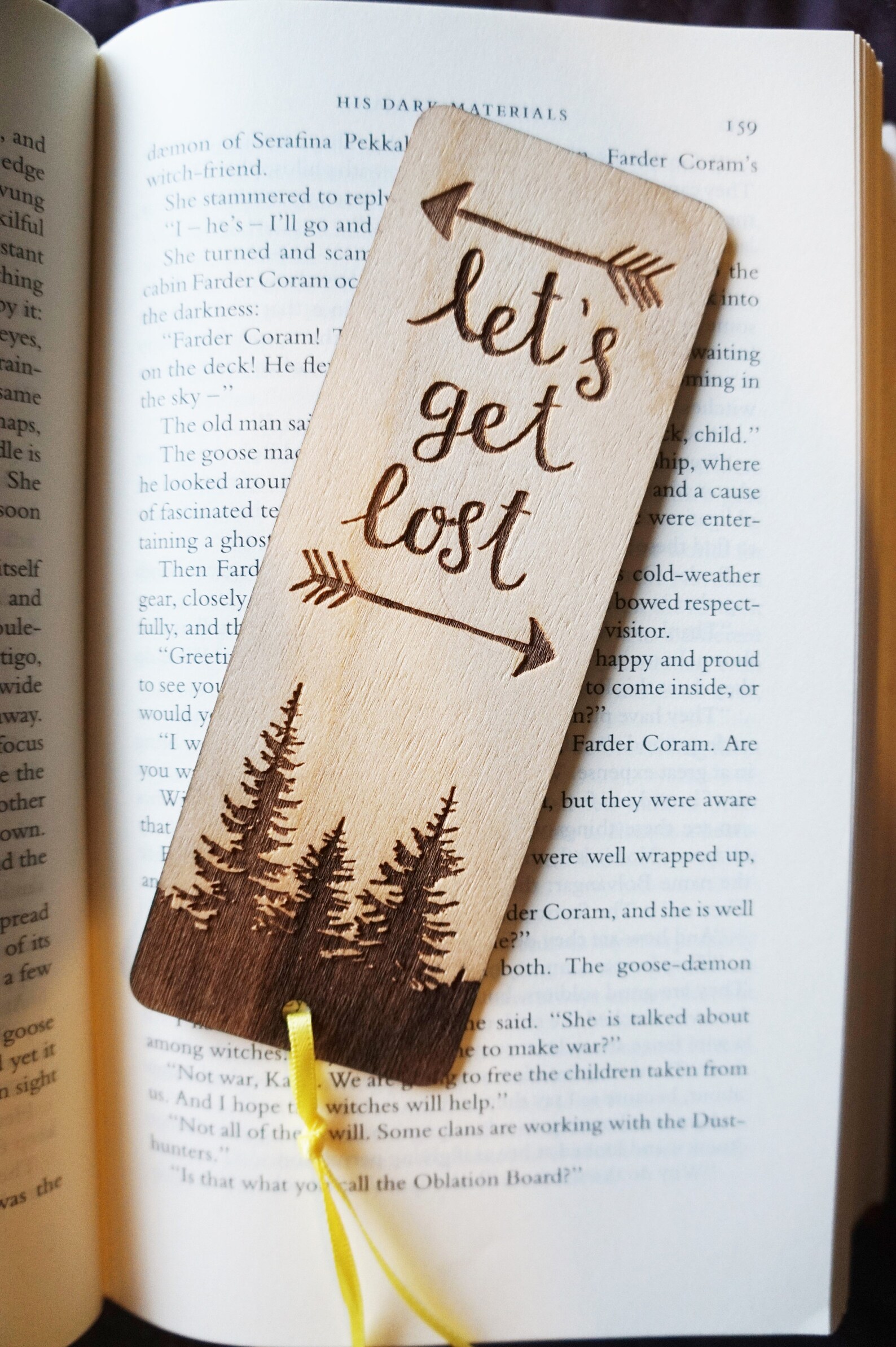 Wooden Bookmark Let's Go on an Adventure Boys Stocking - Etsy UK