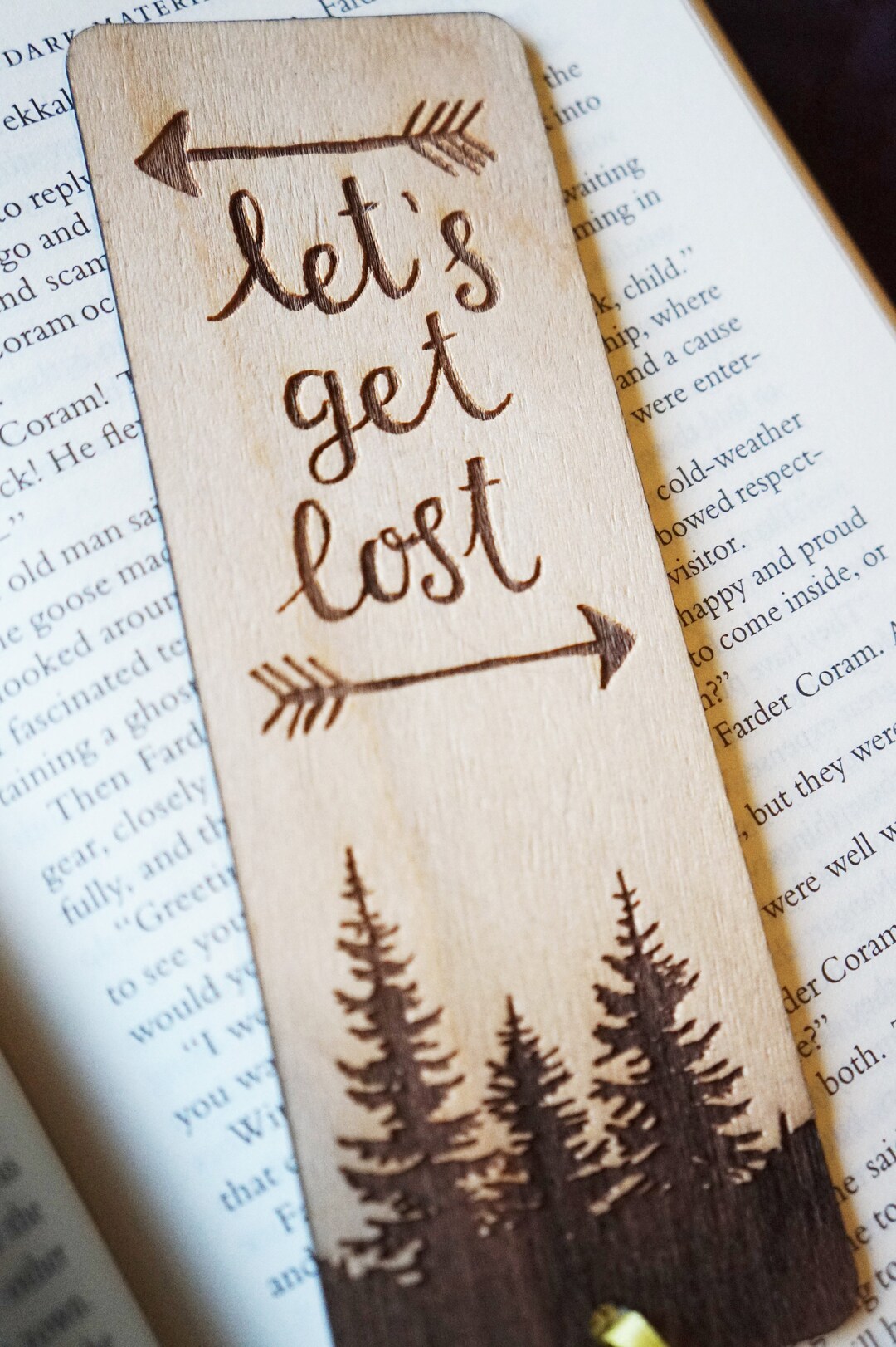 Wooden Bookmark, Let's Go on an Adventure, Boys Stocking Filler - Etsy