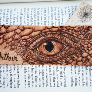 Dragon Eye Bookmark, Fantasy Handmade Wooden Bookmarker - Etsy UK