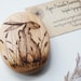 Spirit Animal Hare Pyrography, Celtic Norse Hare on Solid Wood Pebble ...
