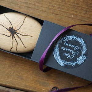 Gothic Skull Home Decor, Handmade Pyrography Wooden Pebble - Etsy