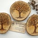 Pyrography Natural Tree Art, Handmade Wall Hanging Decoration or Altar ...