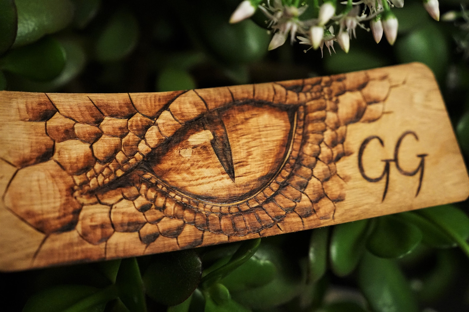 Dragon Eye Bookmark, Fantasy Handmade Wooden Bookmarker - Etsy