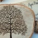 Pyrography Natural Tree Art Handmade Wall Hanging Decoration - Etsy