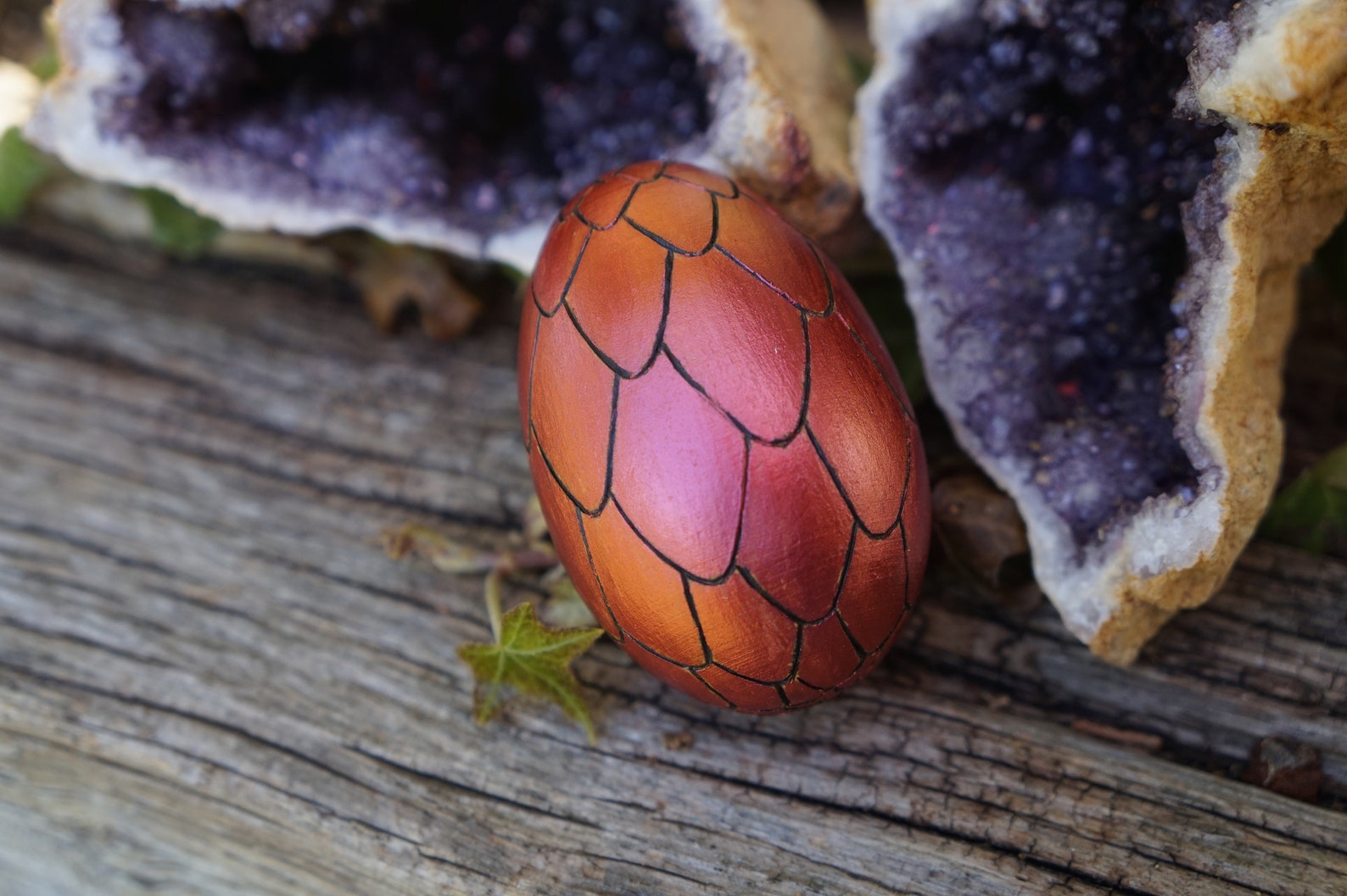 Wooden Dragons Egg Handmade Solid Wood Dragon Art - Etsy