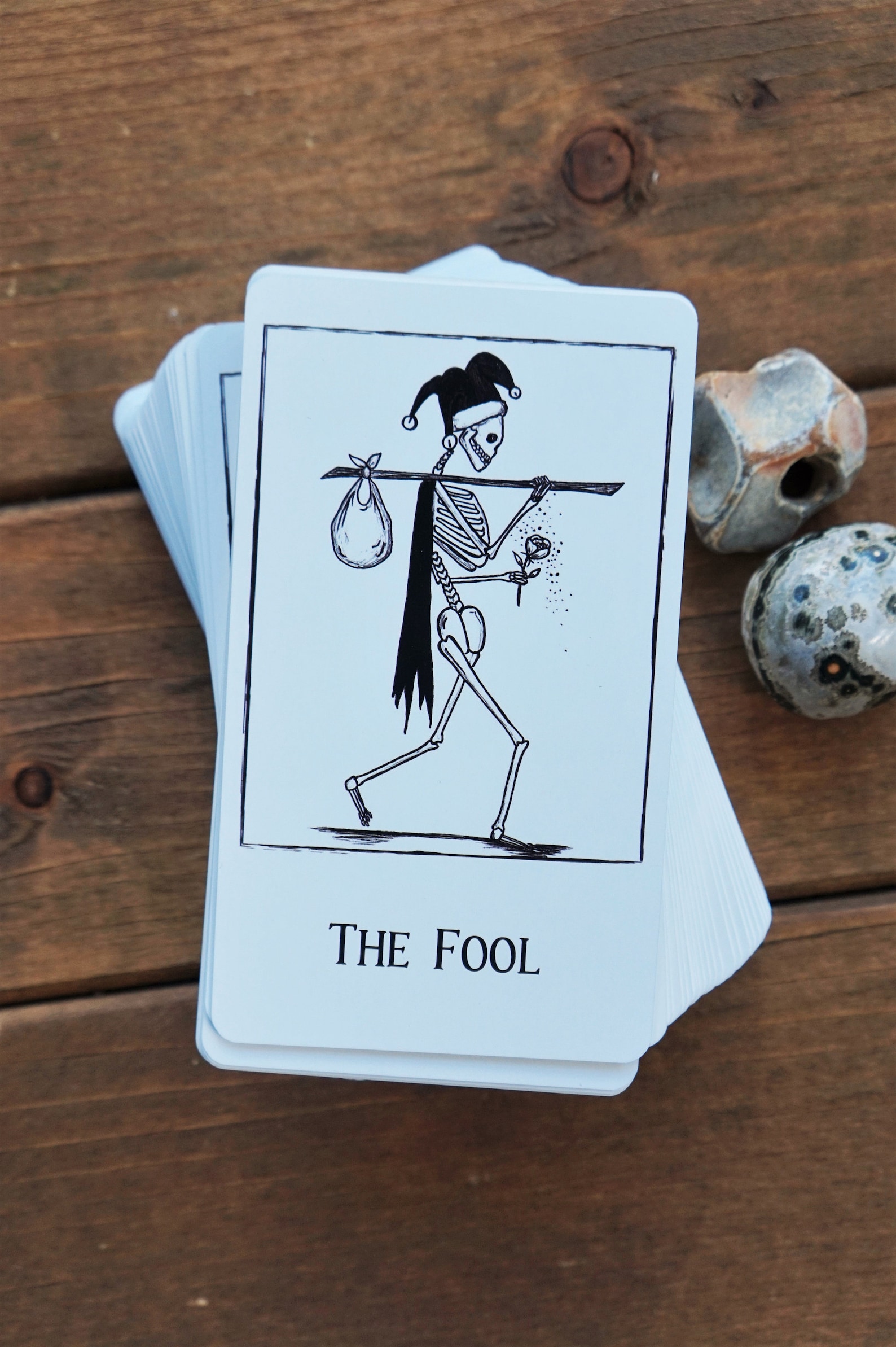 Black Line Tarot Cards by Agni Prasada Burning Macabre Tarot | Etsy UK