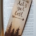 Wooden Bookmark Let's Go on an Adventure Boys Stocking - Etsy