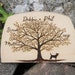 Family Tree Pyrography Art. Ancestral Gift for New Arrivals, Fur Babies ...