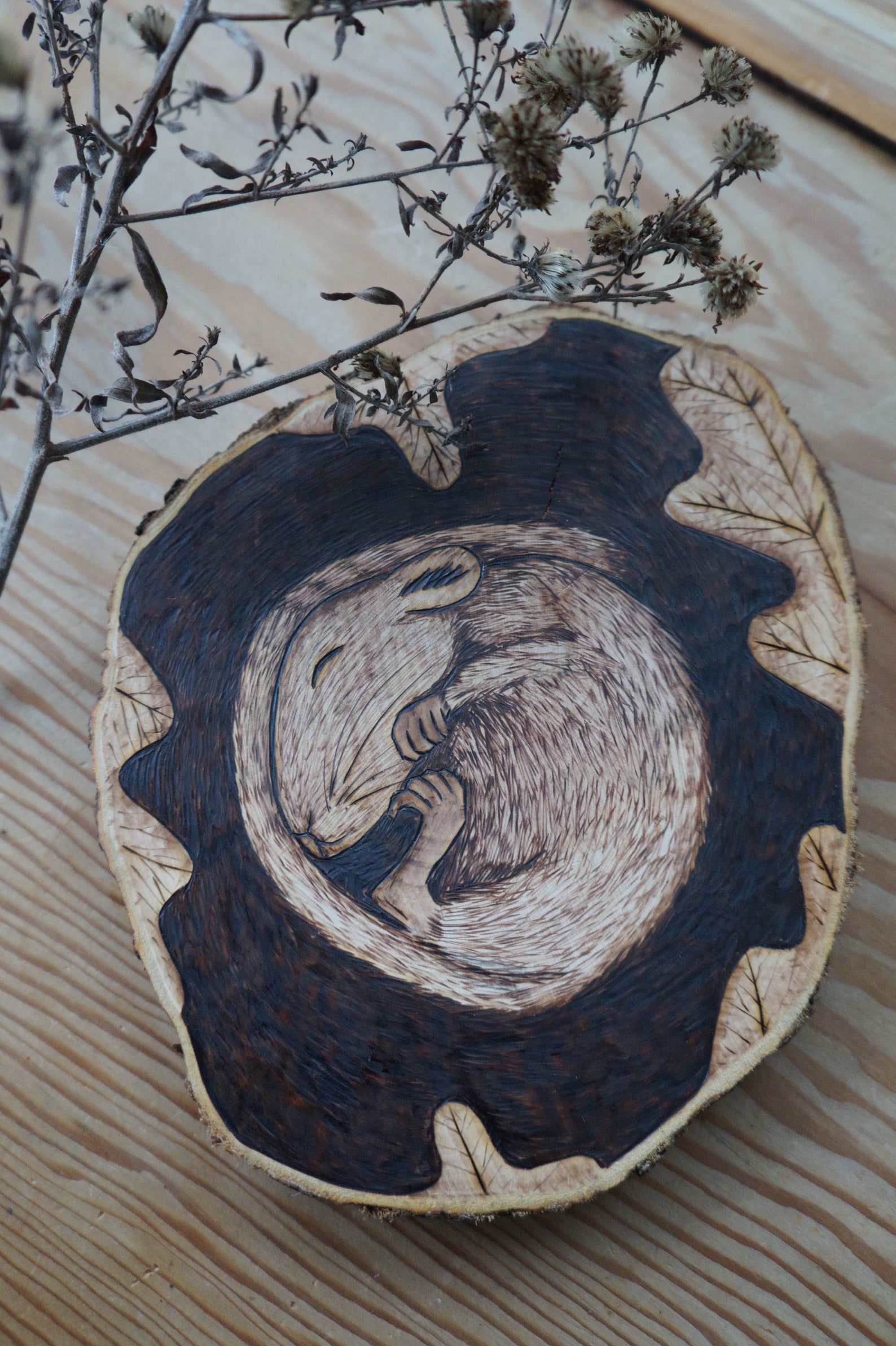 Animal Art Pyrography, Spirit Animal, Witches Familiar - Etsy UK