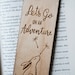 Wooden Bookmark Let's Go on an Adventure Boys Stocking - Etsy