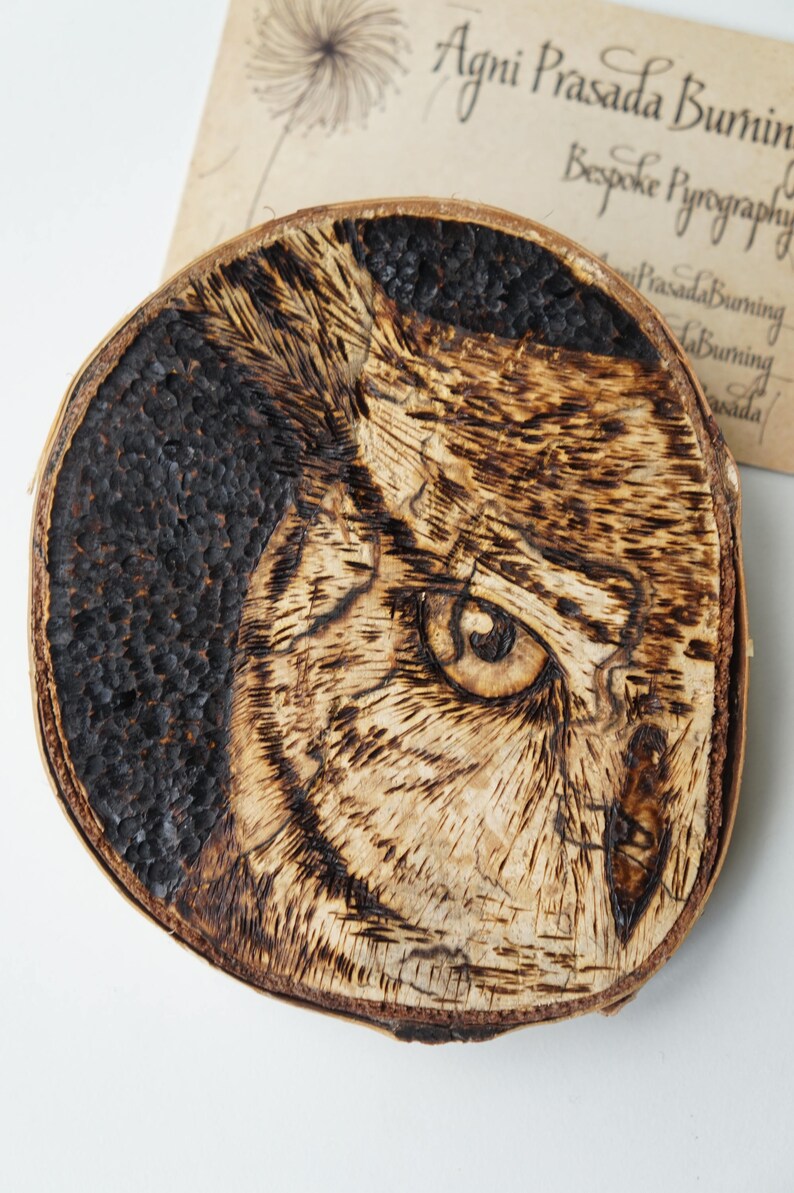 Animal Art Pyrography, Spirit Animal, Witches Familiar - Etsy UK
