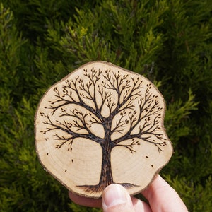 Pyrography Tree Wall Hanging, Made to Order Making Each One Unique - Etsy